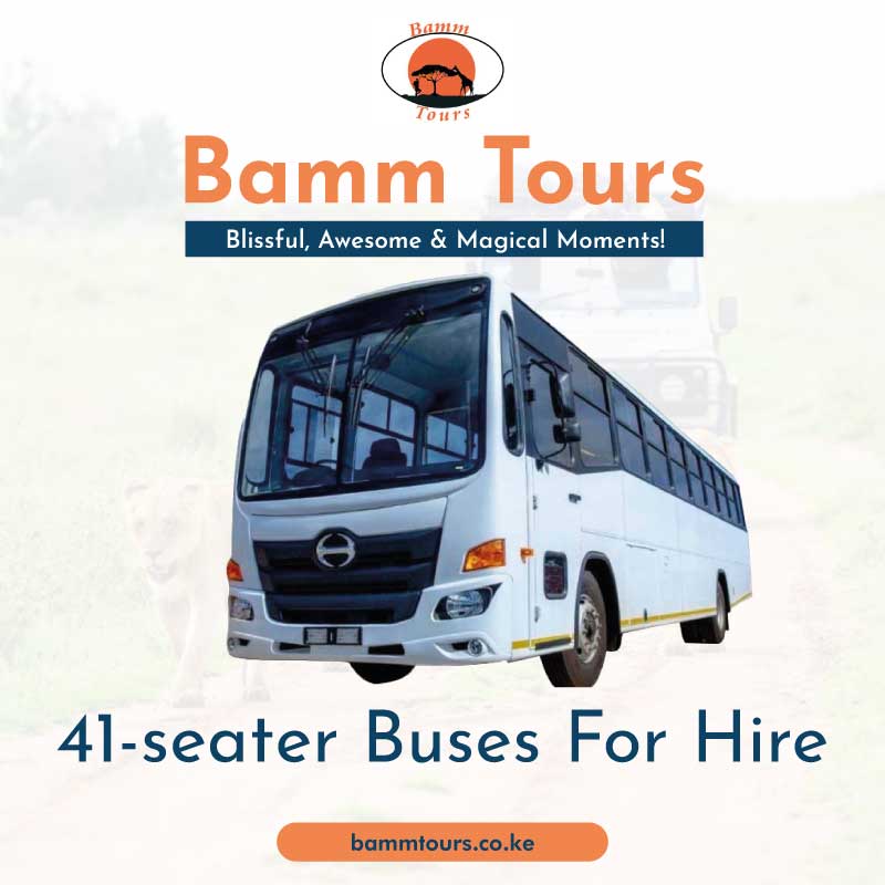 41 Seater Buses For Hire in Kenya | Call +254 712 004 003